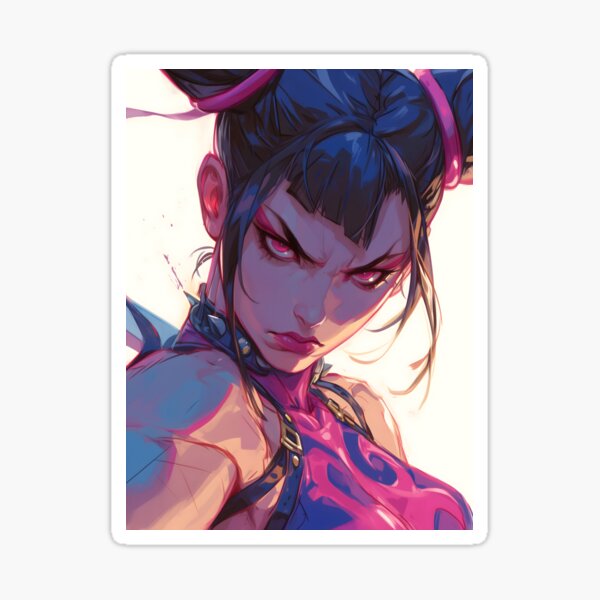 "Juri Han - 4" Sticker by Infinite-Aspire | Redbubble