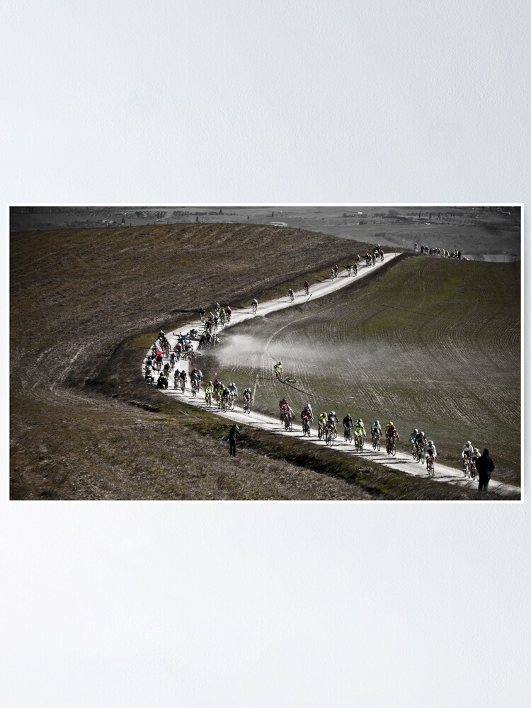 "Strade Bianche" Poster for Sale by EamonF | Redbubble