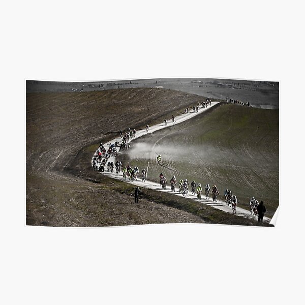 "Strade Bianche" Poster for Sale by EamonF | Redbubble