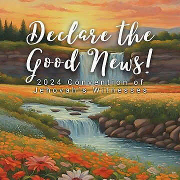 "Declare the Good News (Flower field)" Sticker for Sale by ...