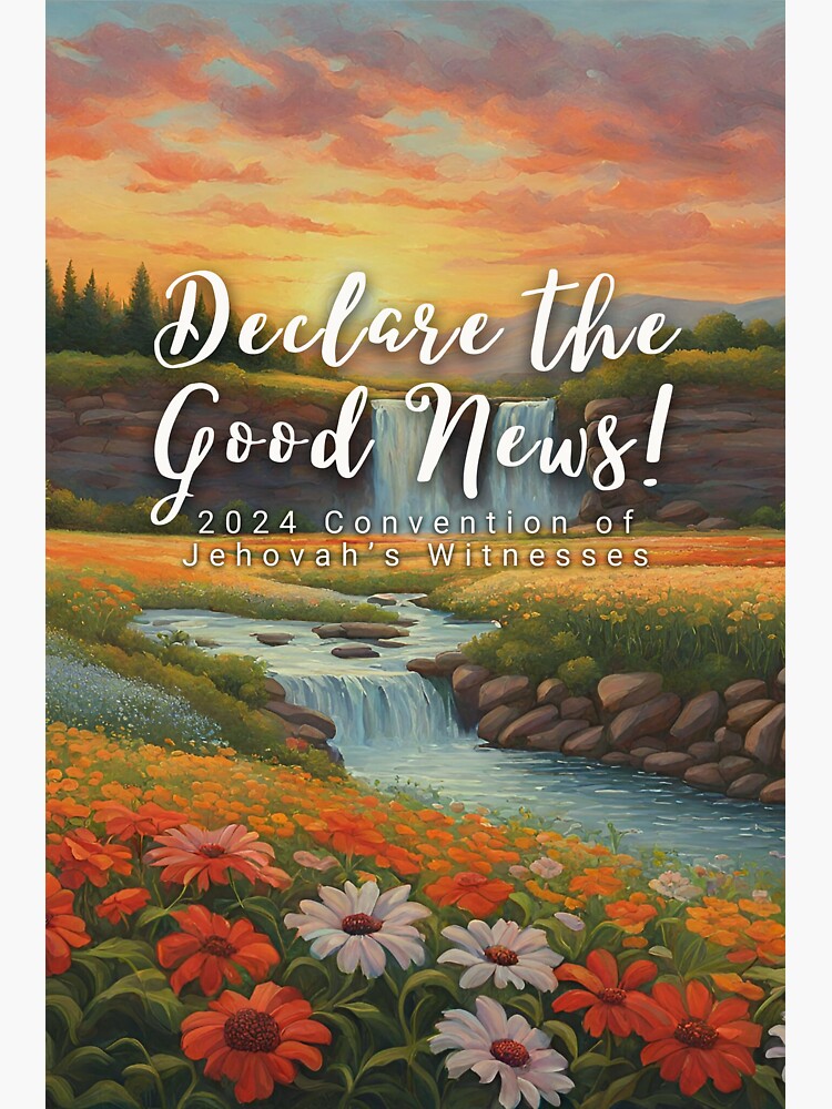 "Declare the Good News (Flower field)" Sticker for Sale by ...