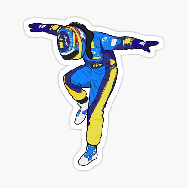"Fernando Alonso Pose" Sticker for Sale by Sydney333 | Redbubble