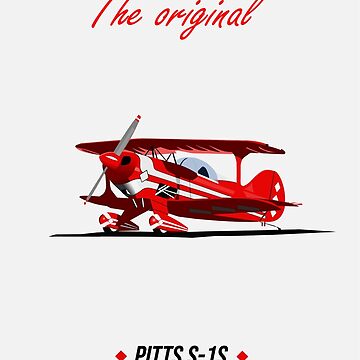 "Pitts S-1S Art" Sticker for Sale by DrivenRhythm | Redbubble