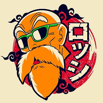 "Dragon Ball Master Roshi" Sticker by SitoGraphicsHub | Redbubble