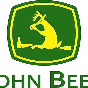 "John Beer" Sticker by FoRes-Art | Redbubble