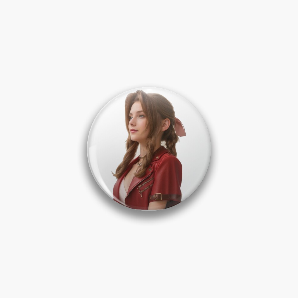 "Aerith FF7 Rebirth realistic" Sticker by andresdrawing | Redbubble