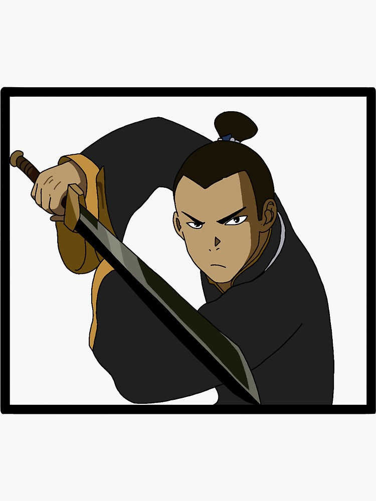 "Sokka - Avatar The Last Airbender [COLORED OUTLINE]" Sticker for Sale ...
