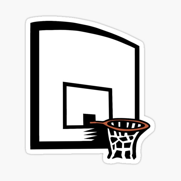 "Basketball Backboard" Sticker for Sale by Victor Hugo Pastega de ...