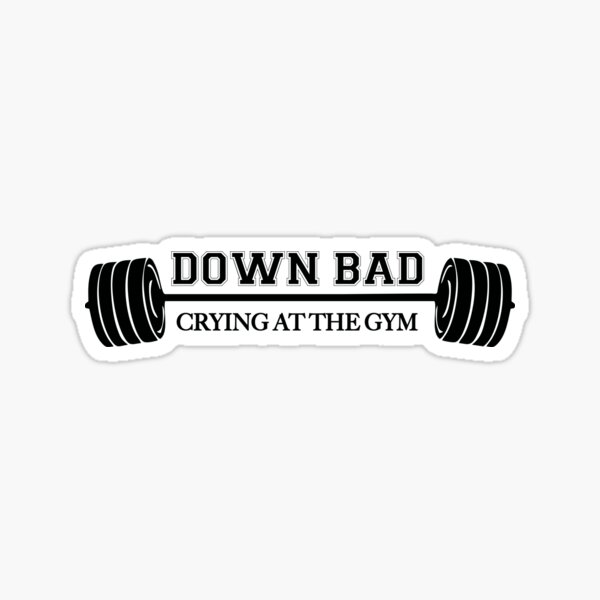 "TTPD down bad" Sticker for Sale by itsfearless | Redbubble