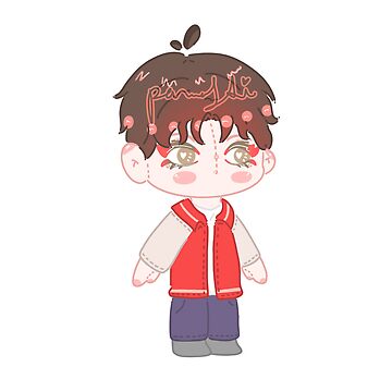 "chibi dooshik" Sticker by Pannafti | Redbubble