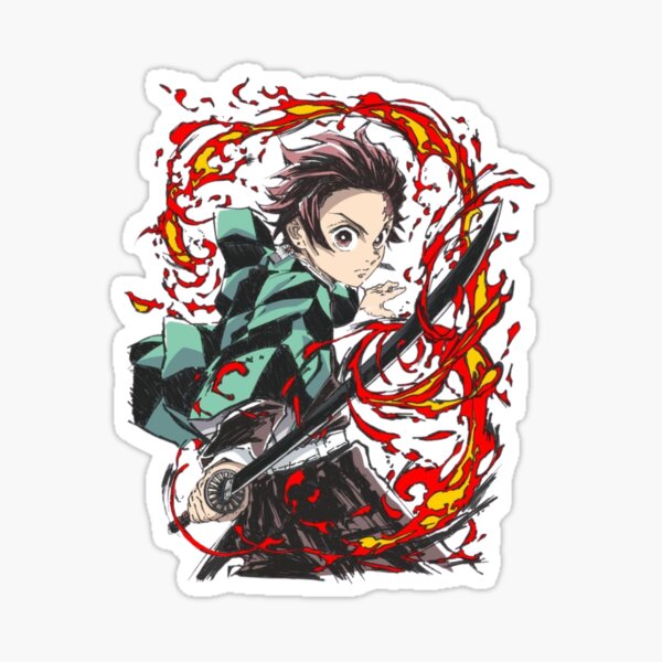 "tanjiro" Sticker for Sale by Studio-AD | Redbubble