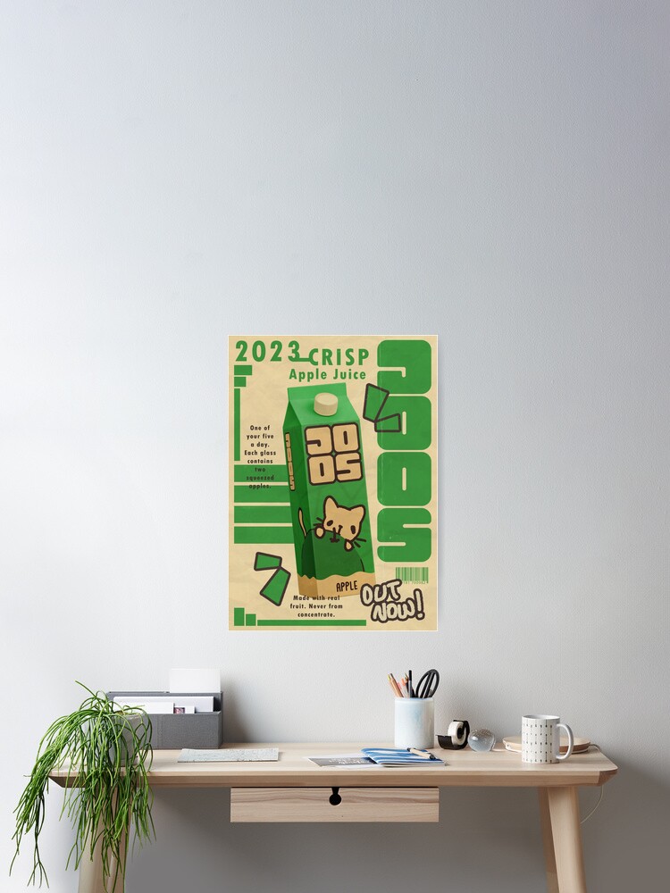 "JOOS - Retro Apple Juice Poster" Poster for Sale by joseph-nf | Redbubble