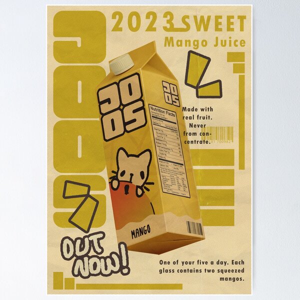 "JOOS - Retro Mango Juice Poster" Poster for Sale by joseph-nf | Redbubble