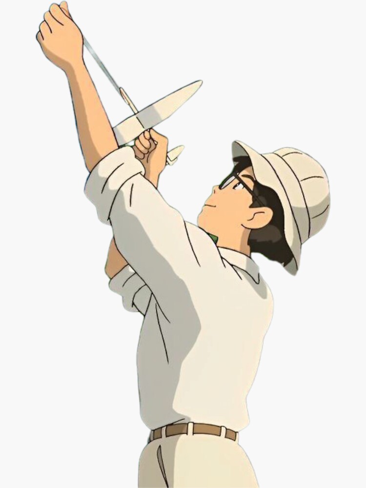 "The Wind Rises" Sticker for Sale by Bogoss404 | Redbubble