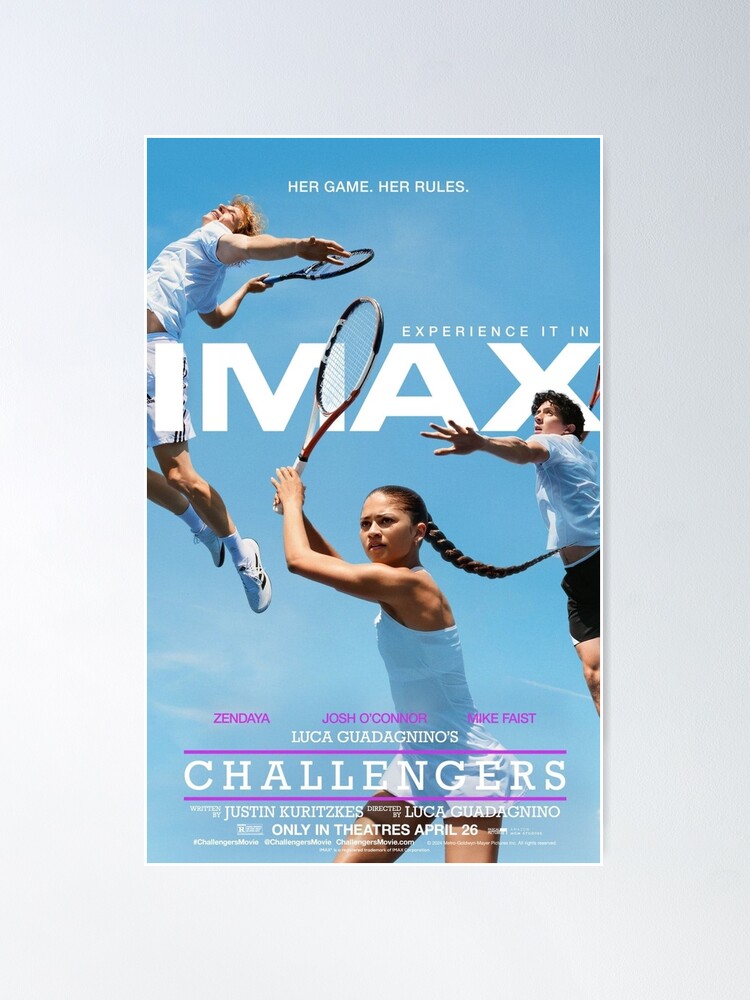 CHALLENGERS IMAX MOVIE POSTER Poster sold by Diameter Standard | SKU ...