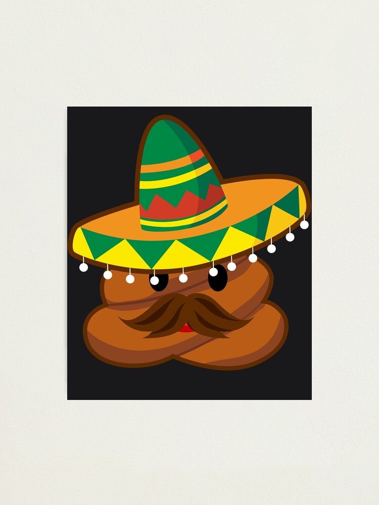 "Mexican Poop Emoji - Cinco De Mayo" Photographic Print for Sale by ...