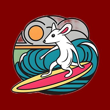 "Surfing Mouse" Sticker for Sale by Idea-Artwork | Redbubble