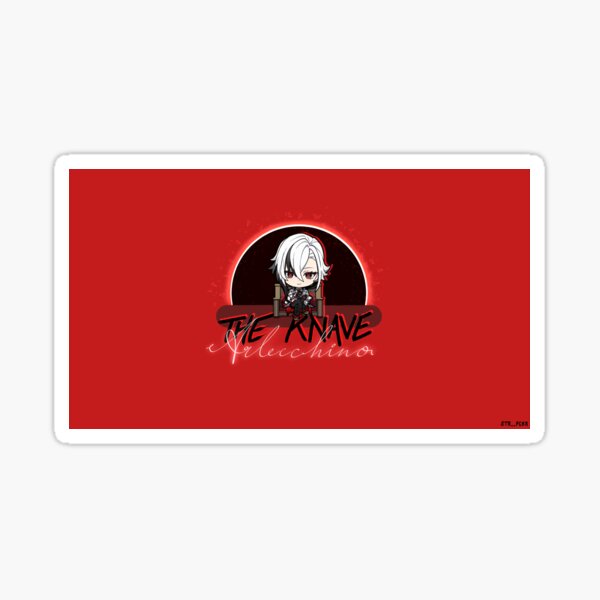 "Arlecchino Minimalist Wallpaper (The knave)" Sticker for Sale by ...