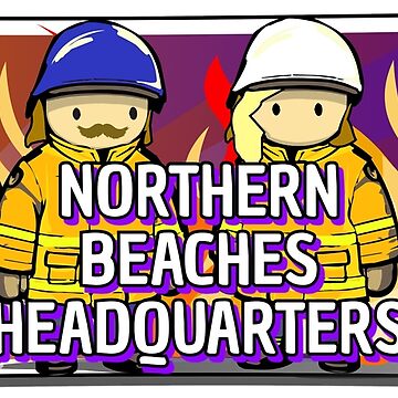"Custom Request - Northern Beaches HQ" Sticker for Sale by Flashover ...