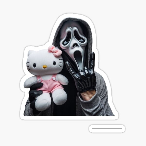 "ghostface" Sticker by Visiontrap | Redbubble