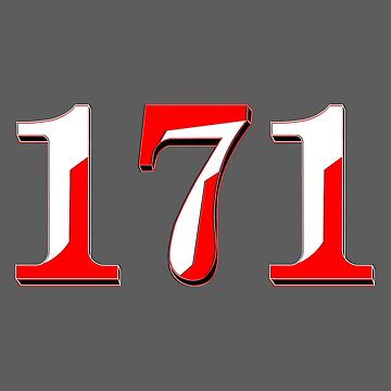 "number one hundred and seventy one digit 171 order sequence team ...