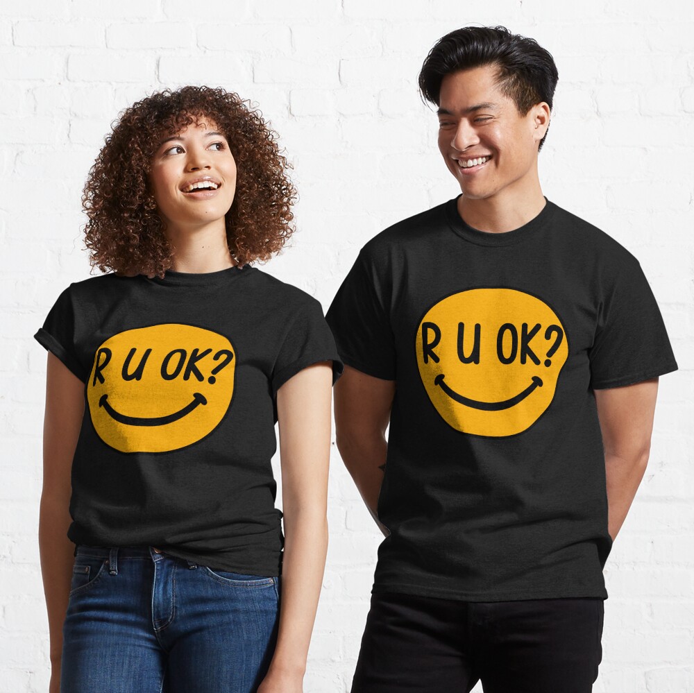 "R u ok" Sticker for Sale by Tia-tez | Redbubble