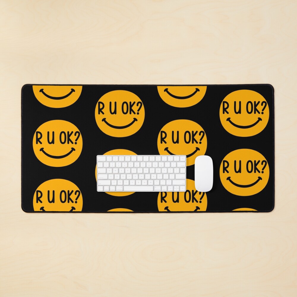 "R u ok" Sticker for Sale by Tia-tez | Redbubble