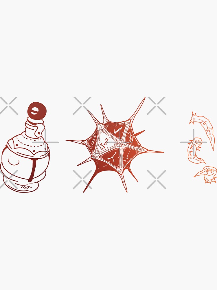 "BG3 Pattern [red & blue ver.] Astarion Shadowheart Druid Potion ...