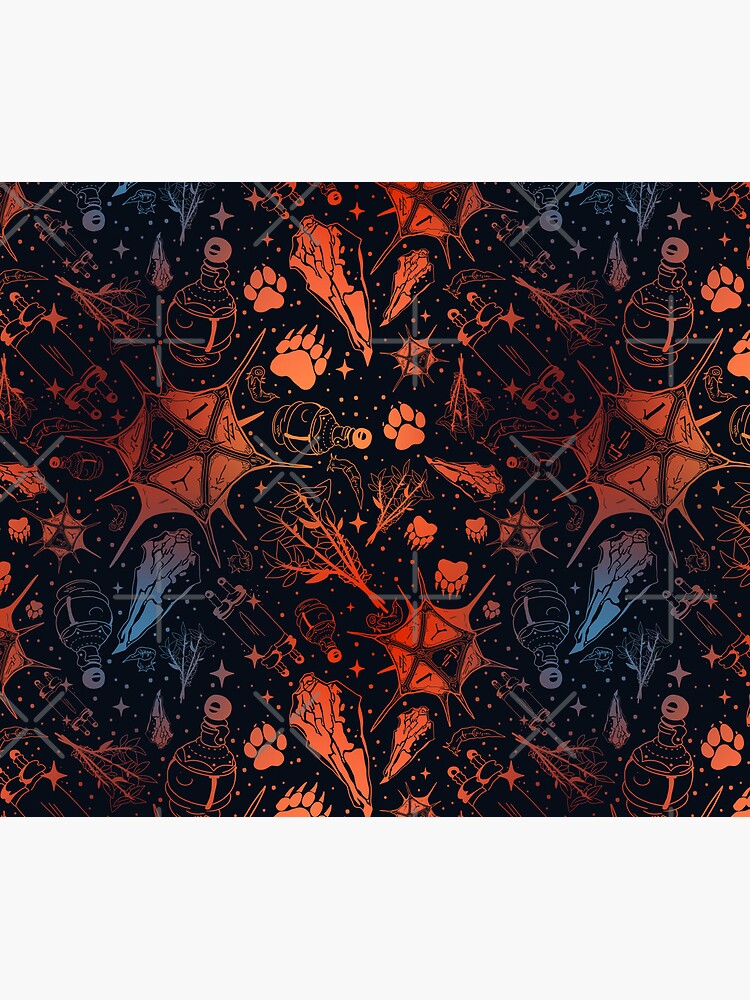 "BG3 Pattern [red & blue ver.] Astarion Shadowheart Druid Potion ...