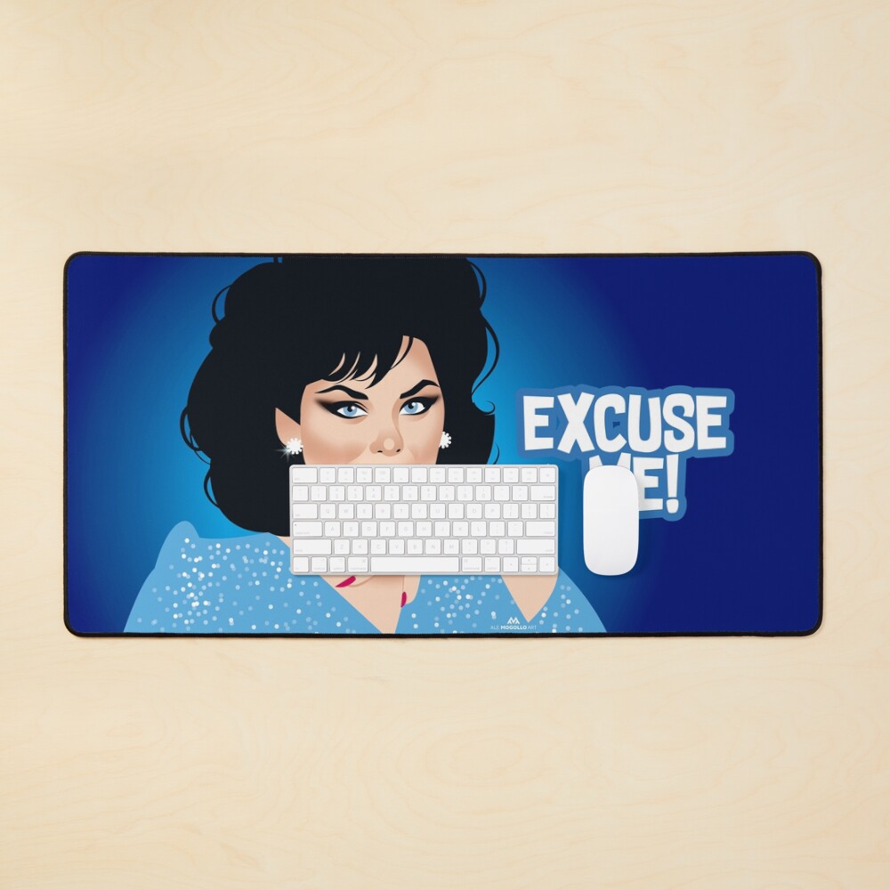 "Excuse me!" Sticker for Sale by AleMogolloArt | Redbubble