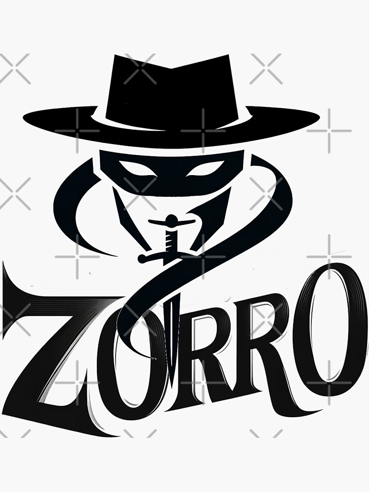 "Minimalist Zorro symbol. Don Diego de la Vega. Zorro Fan Art. Gifts ...