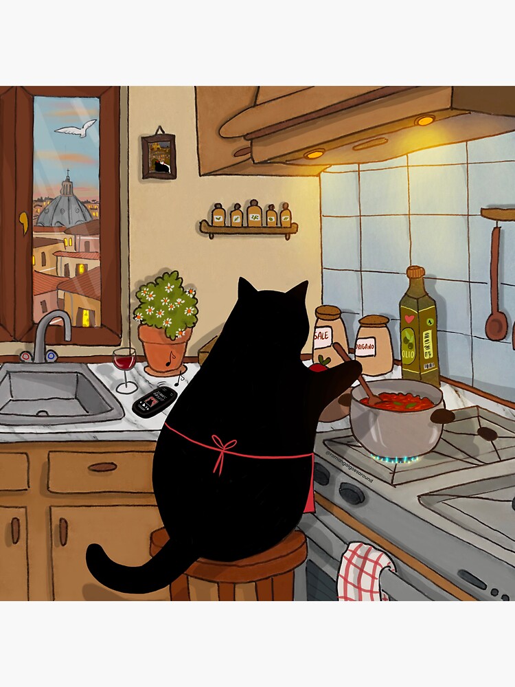 "Stanis Making Tomato Sauce" Sticker for Sale by romangal | Redbubble