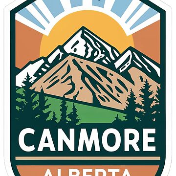 "Canmore" Sticker for Sale by Steve Roetz | Redbubble