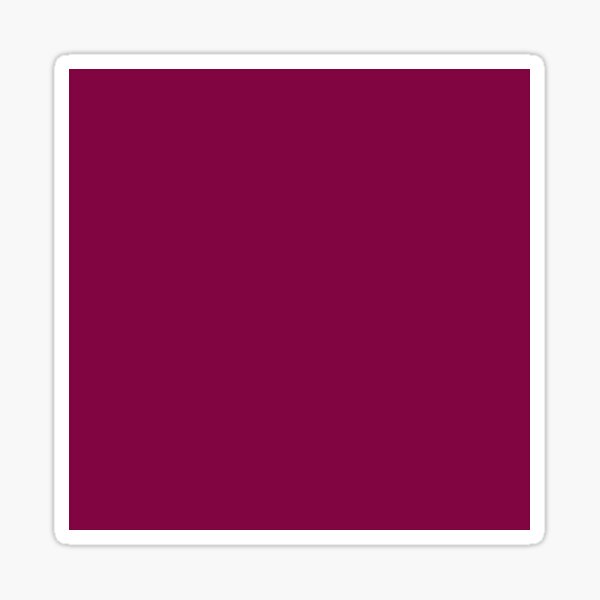 "Solid Dark Maroon Red Color" Sticker for Sale by cheapest | Redbubble