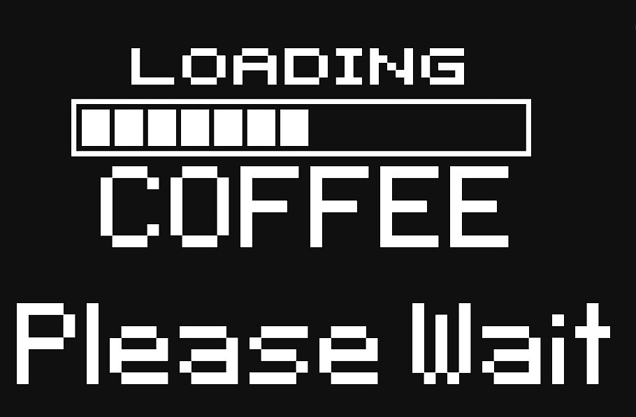"Loading coffee, please wait." by Crowe1 | Redbubble