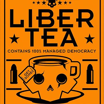 "Liber tea" Sticker for Sale by ElkanH | Redbubble