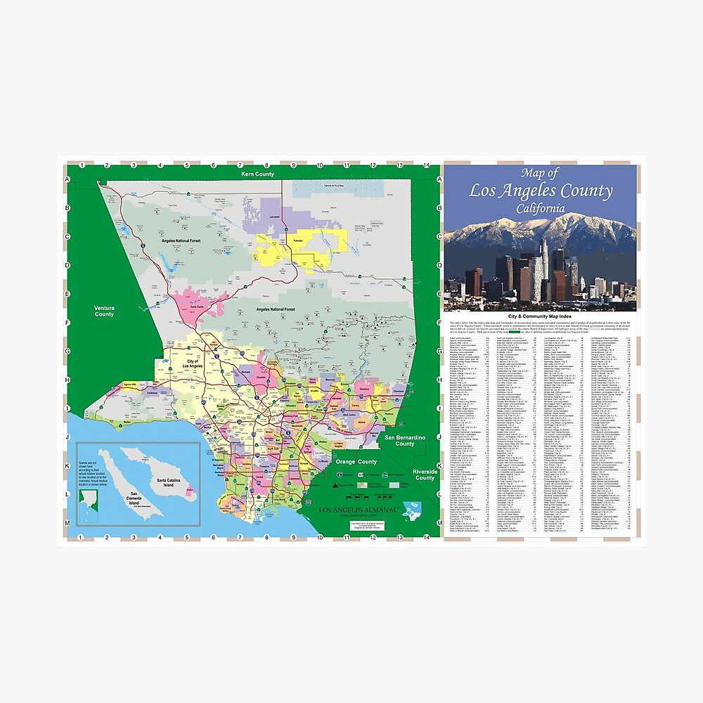 Los Angeles County With Cities