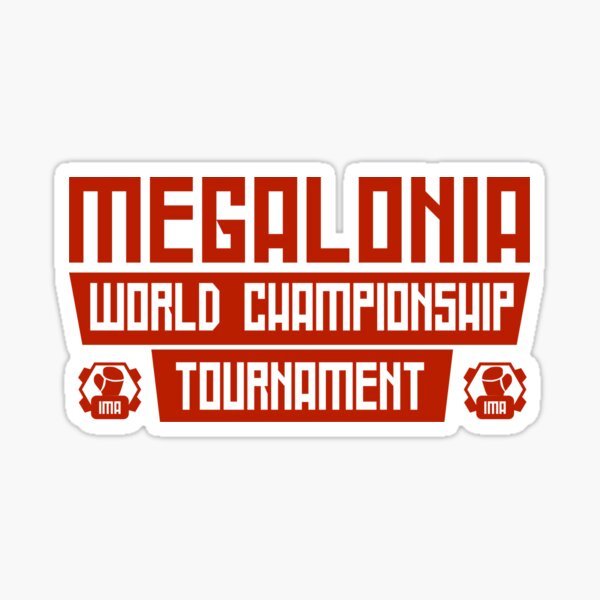 "Megalonia world championship tournament - Megalo Box" Sticker for Sale ...