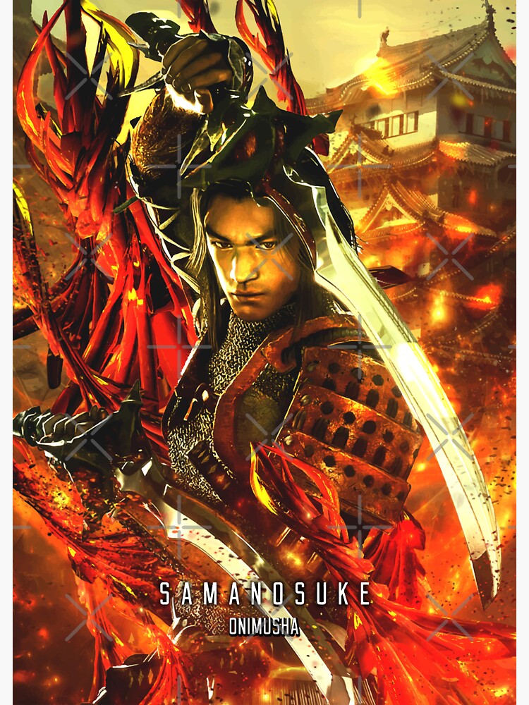 "Soul Samurai Samanosuke" Sticker for Sale by SyanArt | Redbubble