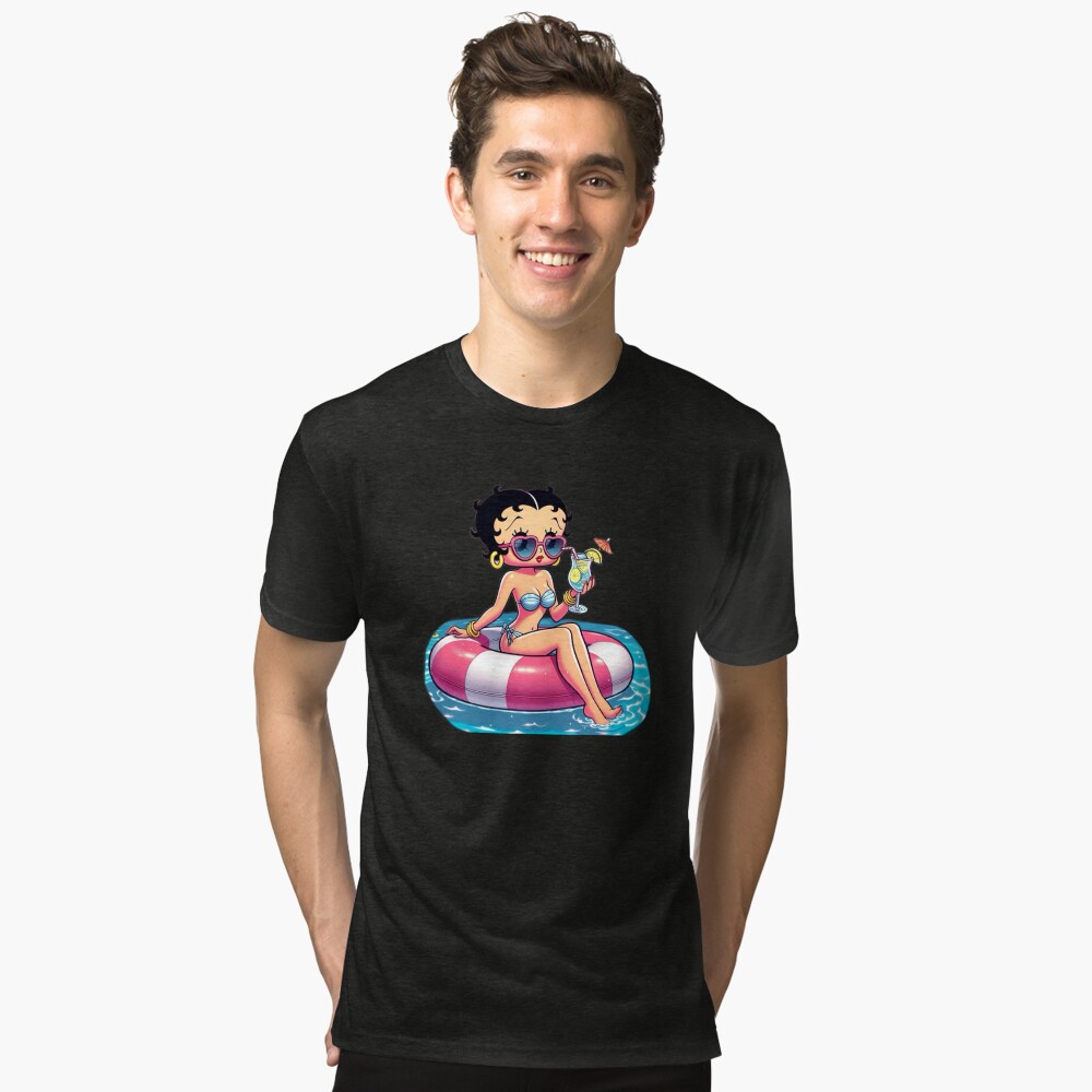 "Betty Boop at the Pool" Sticker for Sale by sdnative619 | Redbubble