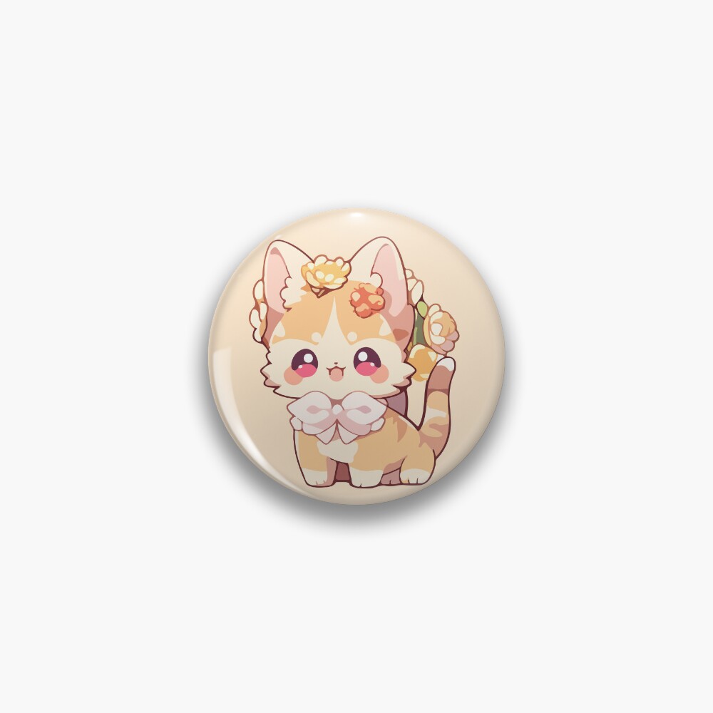 "cute kawaii anime chibi cat sticker" Sticker for Sale by Narukuku ...
