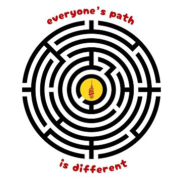 "Everyone's Path is Different" Sticker for Sale by MelloHDesigns ...