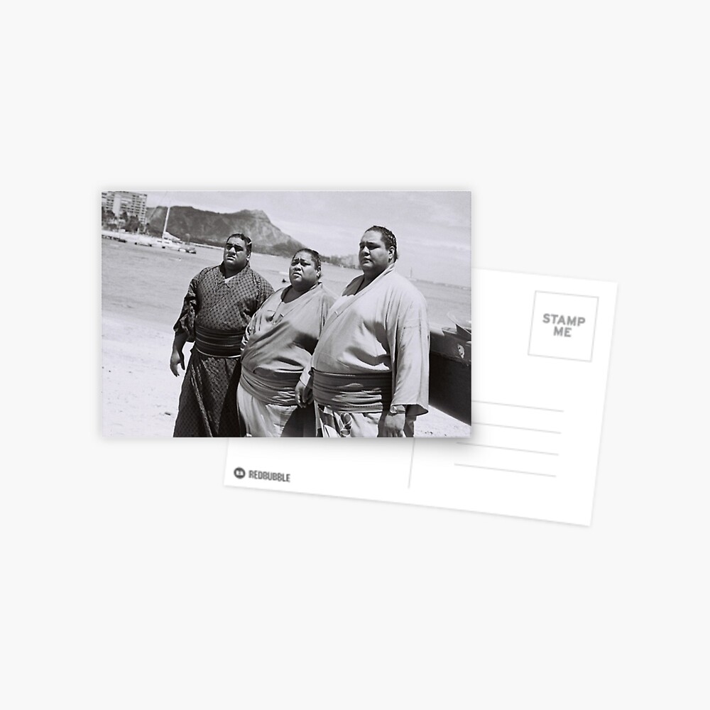 "Sumo Legends Musashimaru, Konishiki and Akebono in Oahu" Sticker for ...