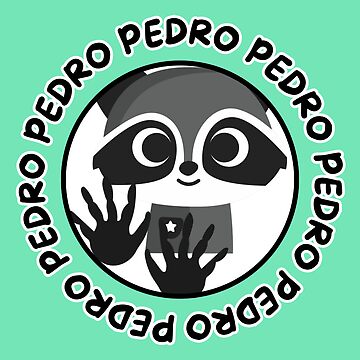 "Pedro the Meme Raccoon" Sticker for Sale by impressionofmel | Redbubble