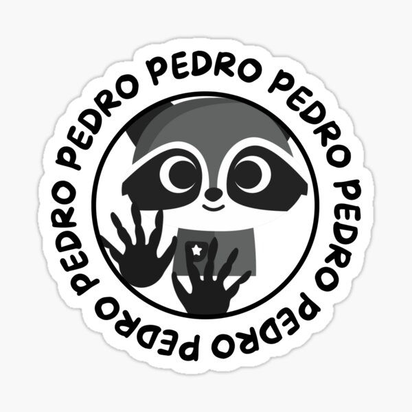 "Pedro the Meme Raccoon" Sticker for Sale by impressionofmel | Redbubble