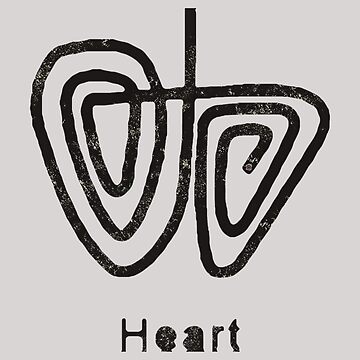 "Biogeometry Signature Heart - Eye Voodoo" Sticker for Sale by ...