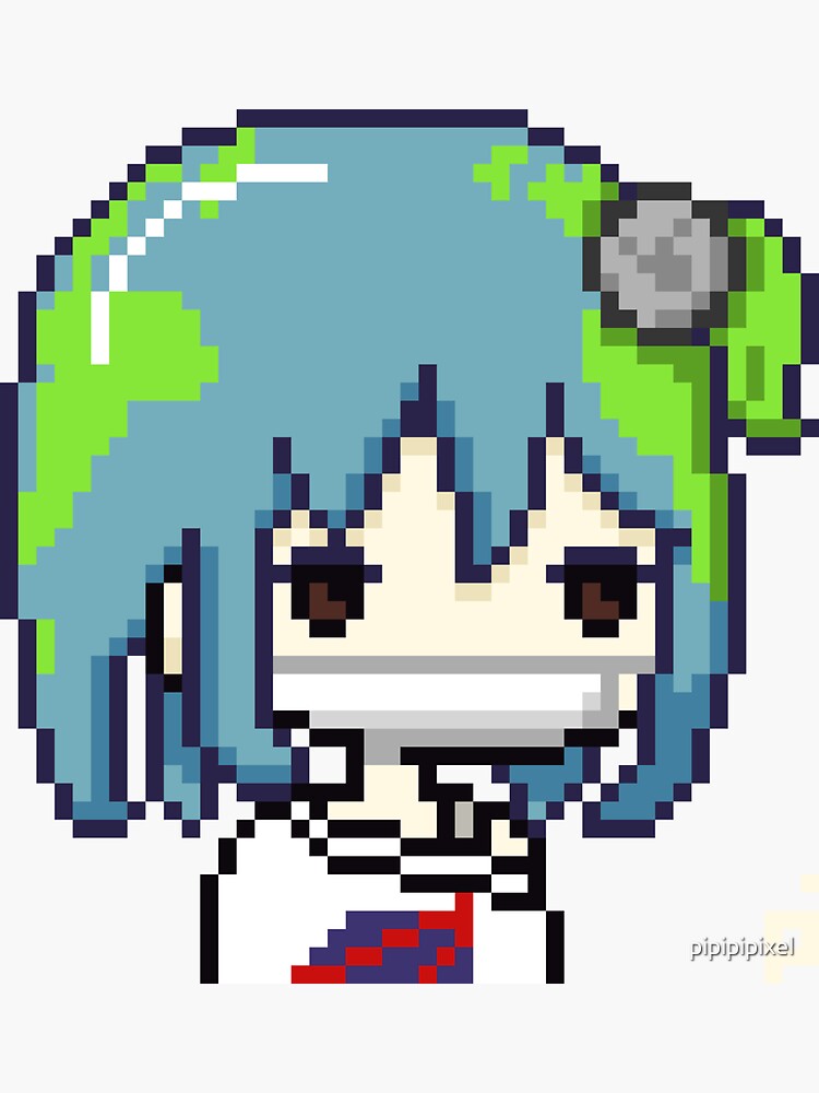"Earth-chan" Sticker for Sale by pipipipixel | Redbubble
