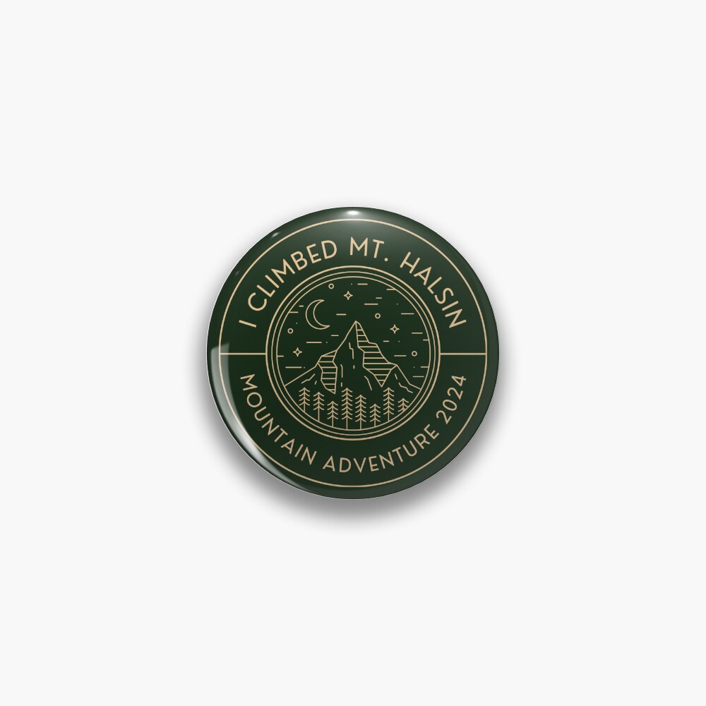 "Mt. Halsin Experience Patch" Sticker for Sale by batterycreative ...