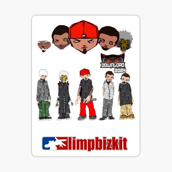 "Limp Bizkit Download 2024" Sticker for Sale by Matthew’s Tee Shop ...