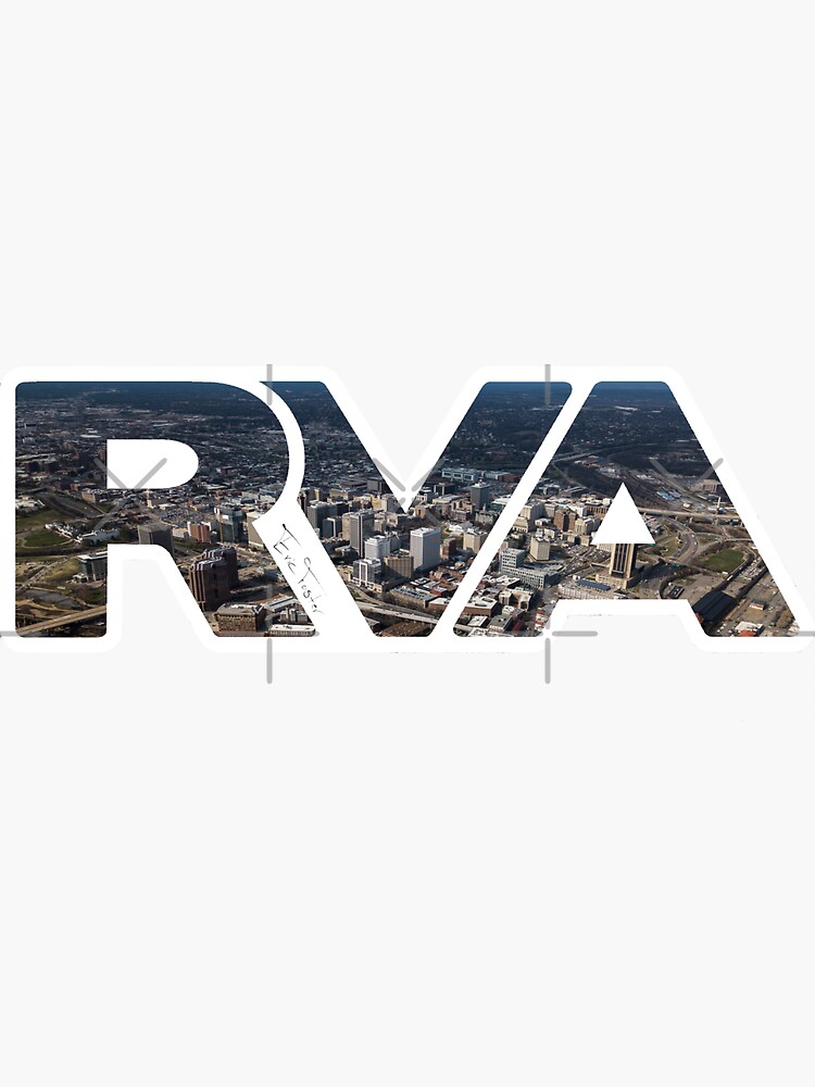 "Richmond Virginia RVA" Sticker for Sale by FosterCo | Redbubble